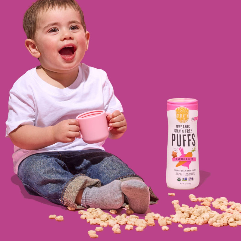 Carrot & Beet Organic Grain Free Puffs (6 Cans)